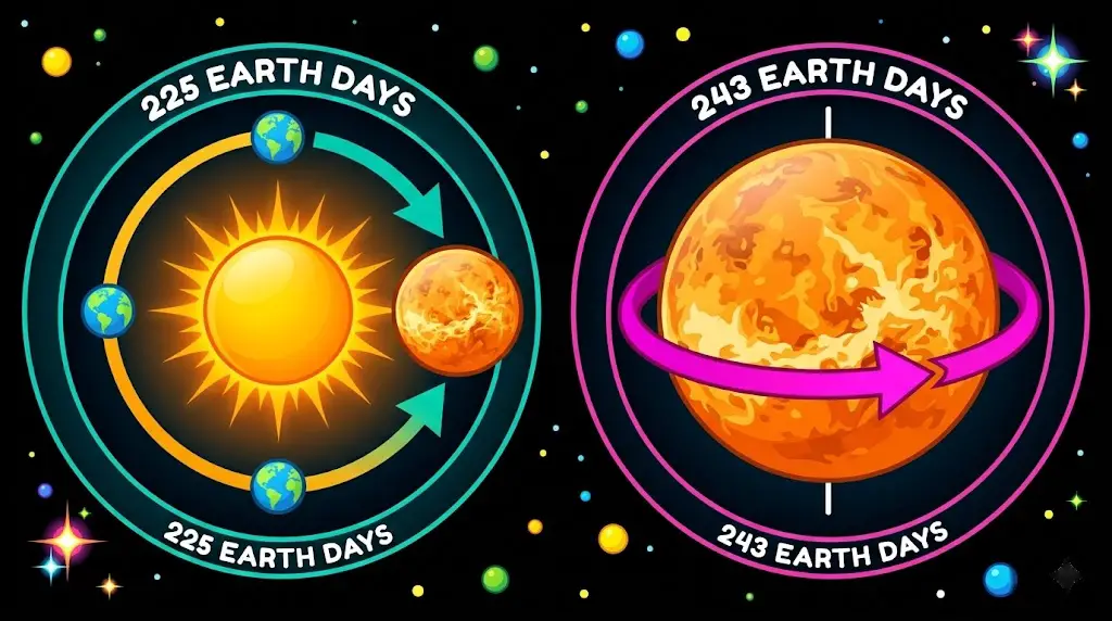How Long Is a Day on Venus? (And Why It's Longer Than a Year)