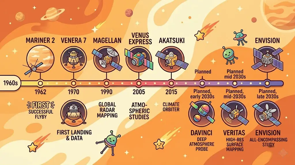 Venus Facts for Kids — The Hottest Planet, Volcanoes, Day Length & More